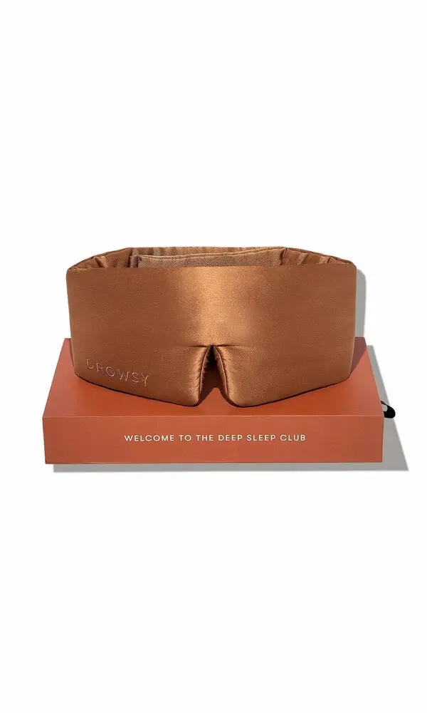 DROWSY Original Silk Sleep Mask - Pumpkin Spice
