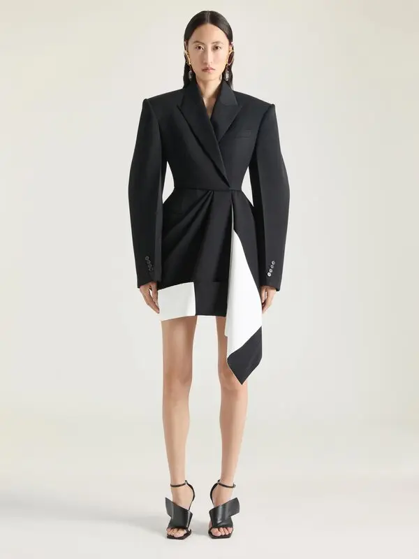 Givenchy Wool Jacket With Draped Detail