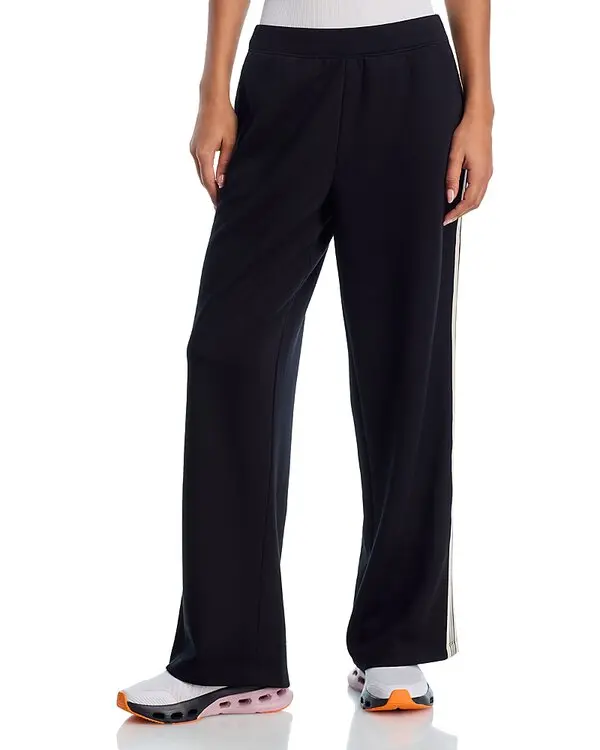 Aqua Side Striped Pants - Black