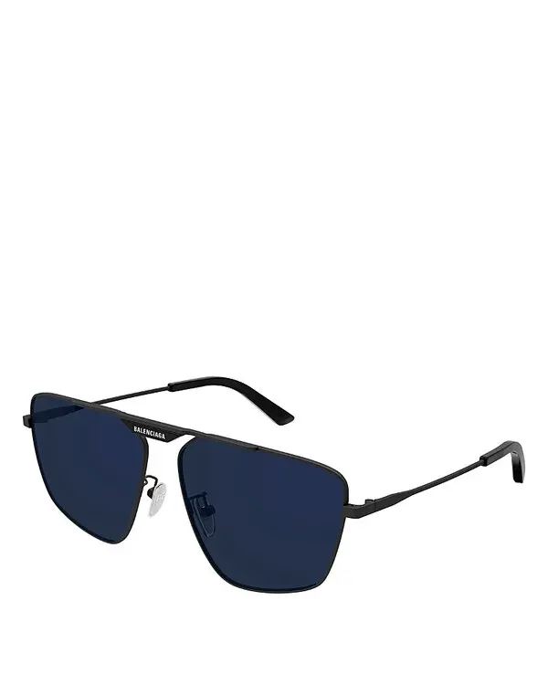 Balenciaga Pilot Sunglasses, 61mm - Gray