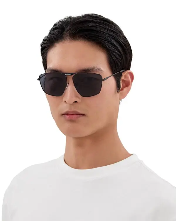 Balenciaga Pilot Sunglasses, 61mm