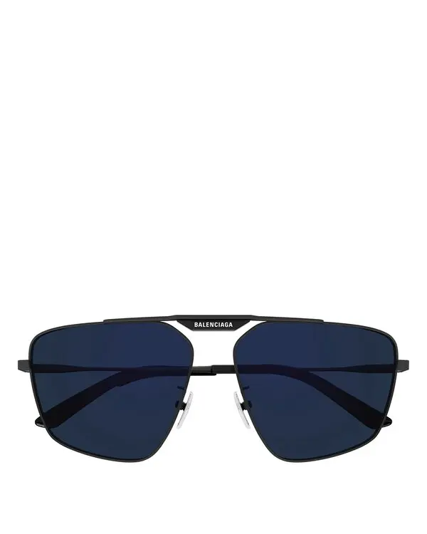 Balenciaga Pilot Sunglasses, 61mm - Gray