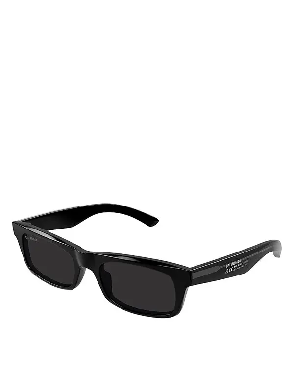 Balenciaga Rectangular Sunglasses, 54mm - Black