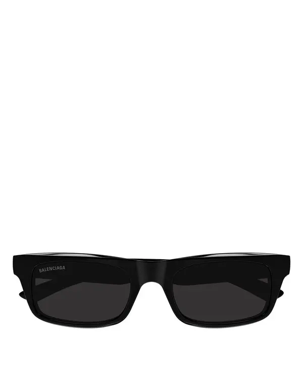 Balenciaga Rectangular Sunglasses, 54mm