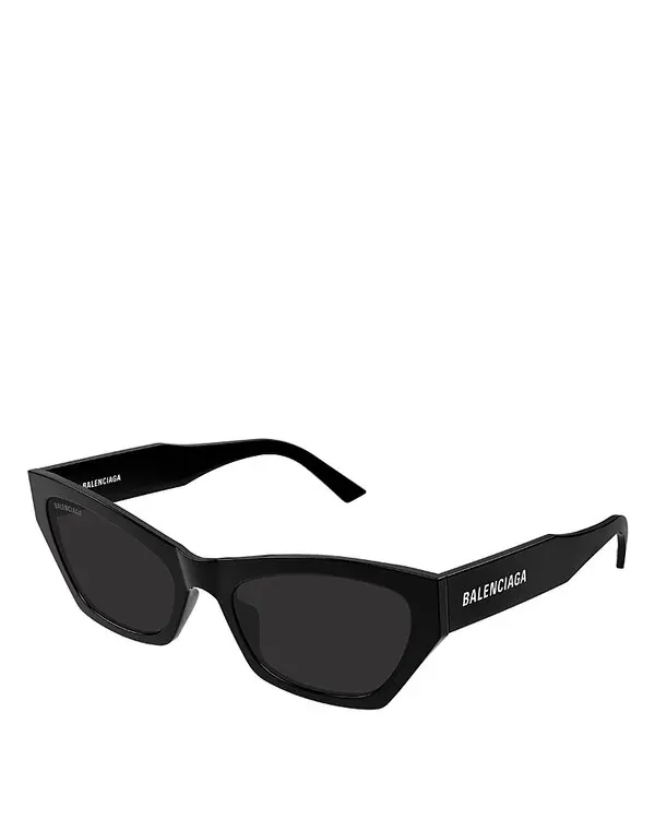 Balenciaga 56mm Cat Eye Sunglasses - Black