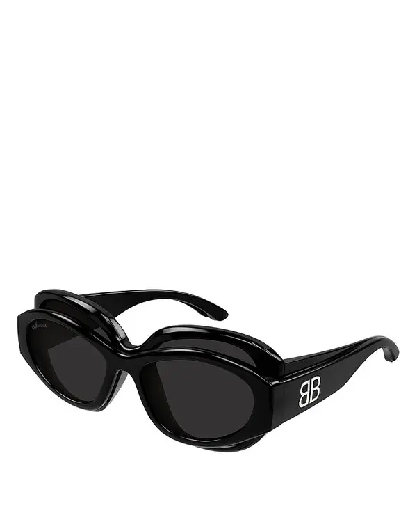 Balenciaga Cat Eye Sunglasses, 59mm - Black