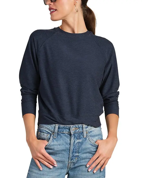 RHONE Atmosphere Raglan Sleeve Top - Navy Heather