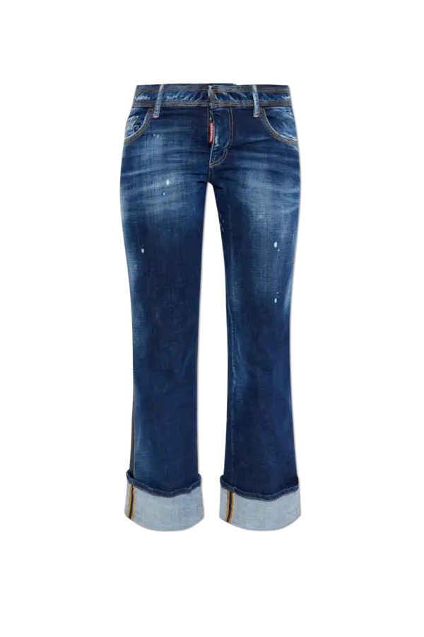 Dsquared2 Bootcut Jeans With Cuffs