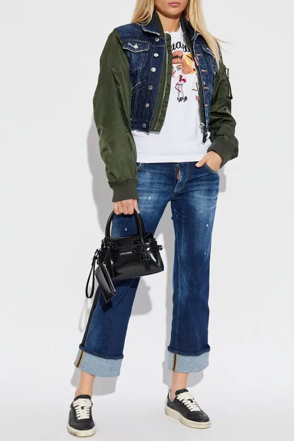 Dsquared2 Bootcut Jeans With Cuffs