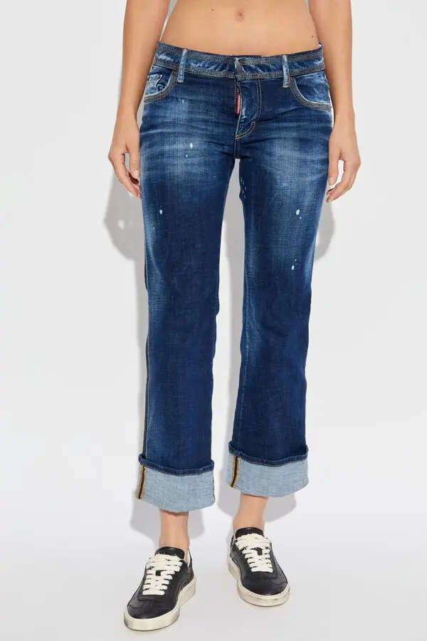 Dsquared2 Bootcut Jeans With Cuffs