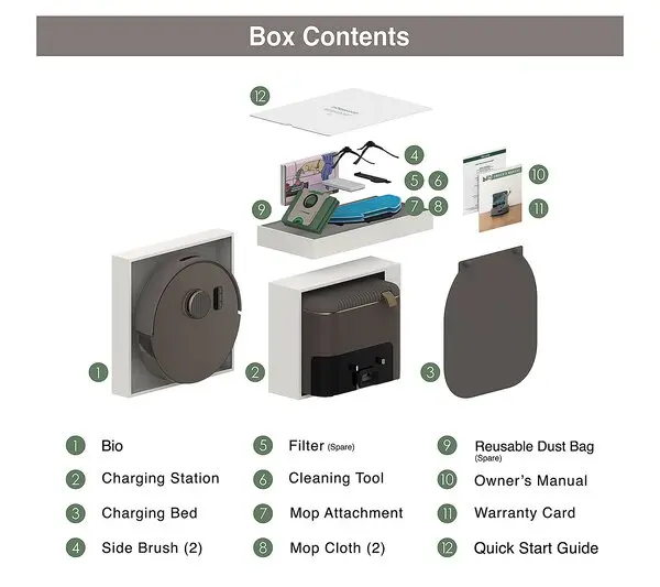 BOBSWEEP Bio Self-emptying Robot Vacuum & Mop