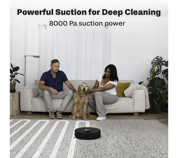 BOBSWEEP Dustin Plus Self-emptying Robot Vacuum & Mop
