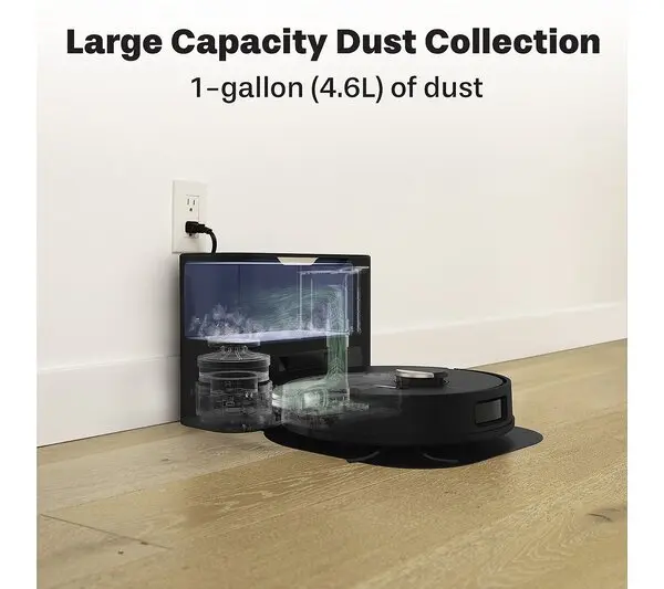 BOBSWEEP Dustin Plus Self-emptying Robot Vacuum & Mop