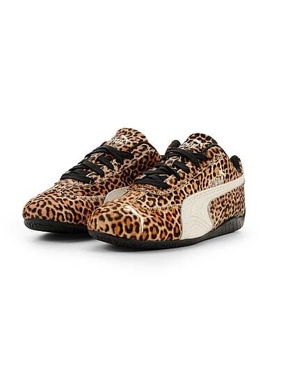 Pink Puma Speedcat Leopard Sneakers - Black
