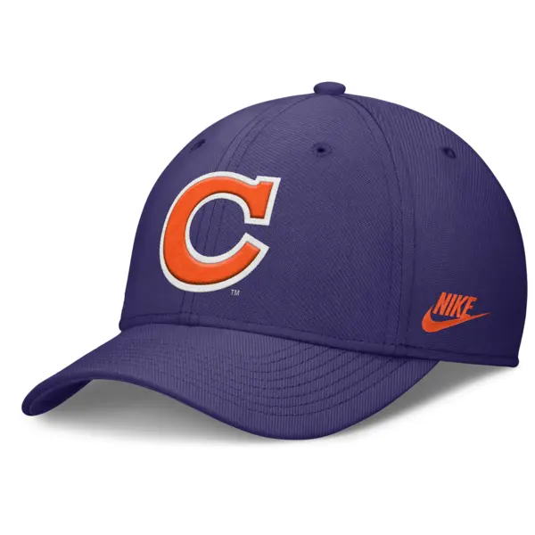 Nike Clemson Primetime Rise Academic Dri-fit College Cap - Purple
