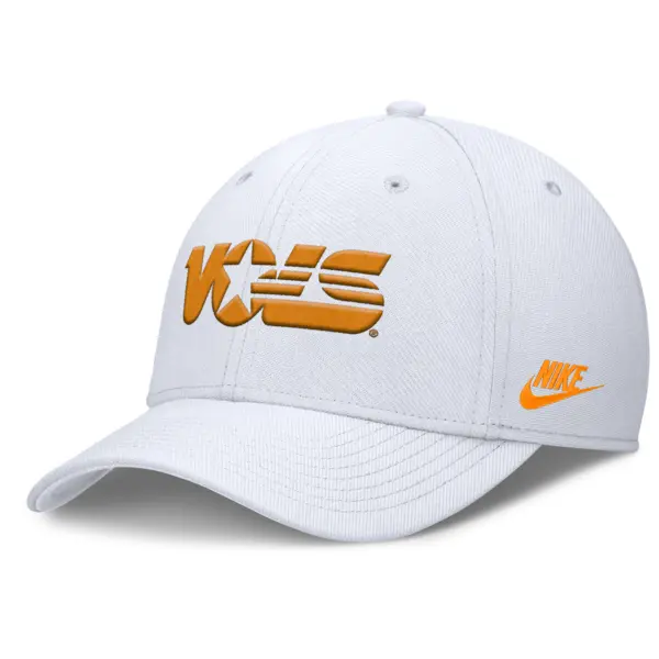Nike Tennessee Primetime Rise Academic Dri-fit College Cap - White