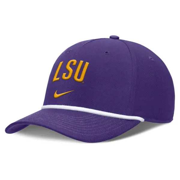 Nike Lsu Primetime Rise Campus Adjustable Hat - Purple