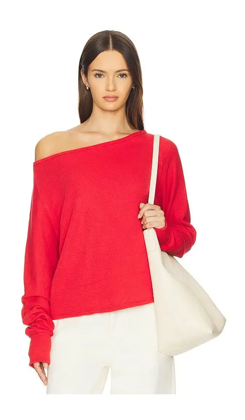 Free People Jess Long Sleeve - Salsa