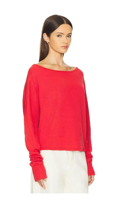 Free People Jess Long Sleeve - Salsa