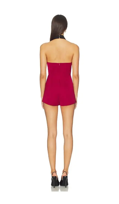 ALL THE WAYS Jemma Romper - Burgundy