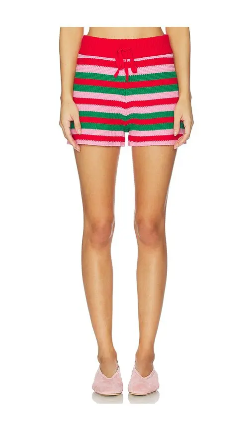 Beach Riot Balboa Striped Knit Shorts