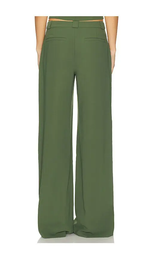 Amanda Uprichard Saddler Wide Leg Pants - Fern