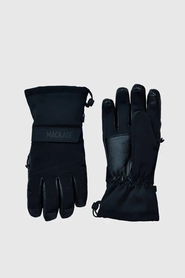 Mackage Swyft 2-layer Technical Ski Gloves - Black