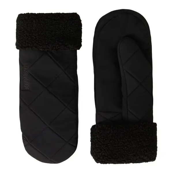 Mackage Jazmina-ski Quilted Ski Mittens - Black