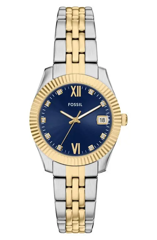 Fossil Scarlette Two-tone Bracelet Watch - Two Tone