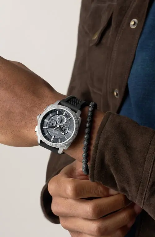 Fossil Machine Chronograph Strap Watch & Bracelet Set
