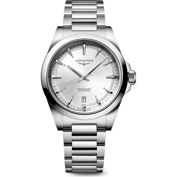 LONGINES Conquest Automatic Bracelet Watch - Stainless Steel