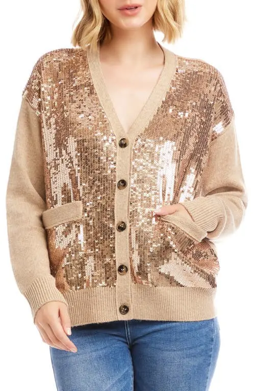 Karen Kane Sequin Cardigan