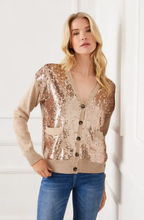 Karen Kane Sequin Cardigan