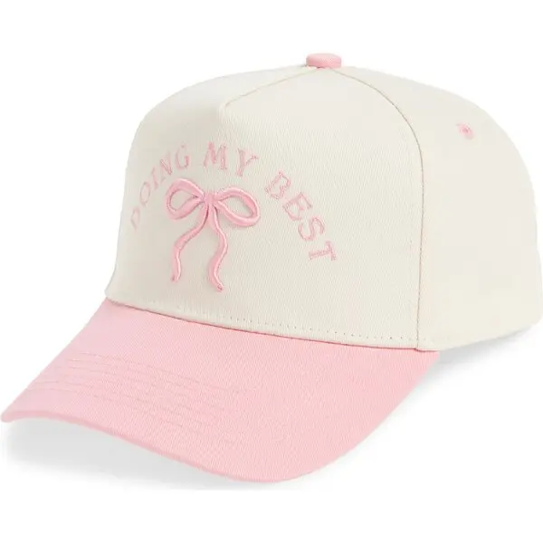 KENZKUSTOMZ Embroidered Trucker Hat - Pink
