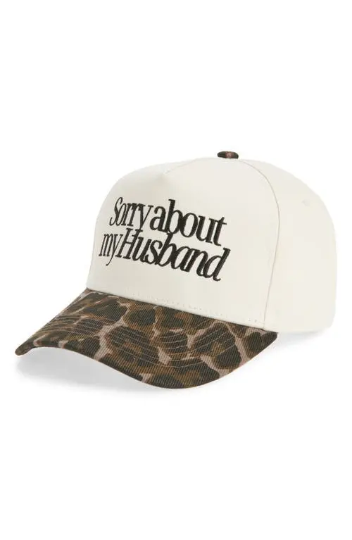 KENZKUSTOMZ Canvas Snapback Baseball Cap - Cheetah