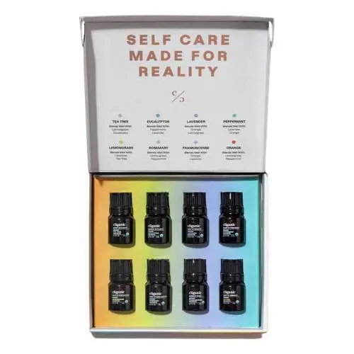 CLIGANIC Organic Aromatherapy Settop 8 Essential Oils - Asorted