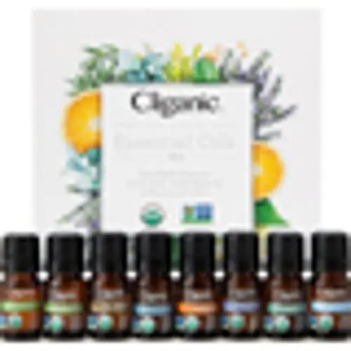 CLIGANIC Organic Aromatherapy Settop 8 Essential Oils