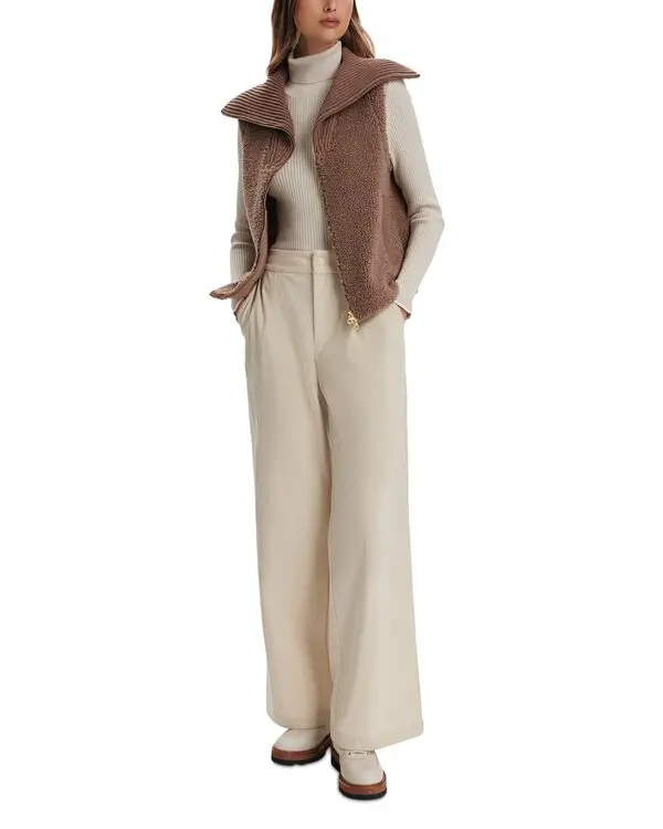Varley Boucle Sherpa Vest - Ash Taupe