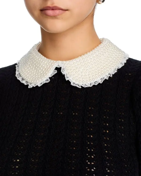 Alice + Olivia Chase Puff Sleeve Sweater