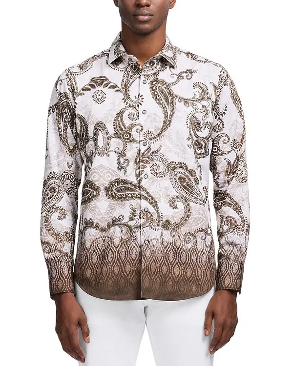 Robert Graham Wallington Cotton Button Down Shirt