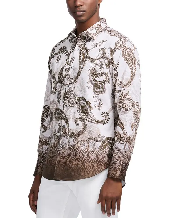 Robert Graham Wallington Cotton Button Down Shirt