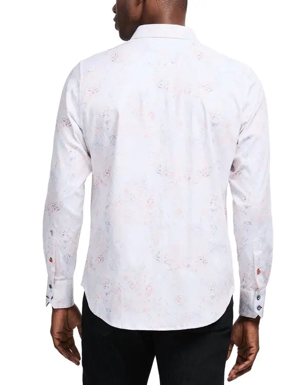 Robert Graham Addington Cotton Blend Button Down Shirt