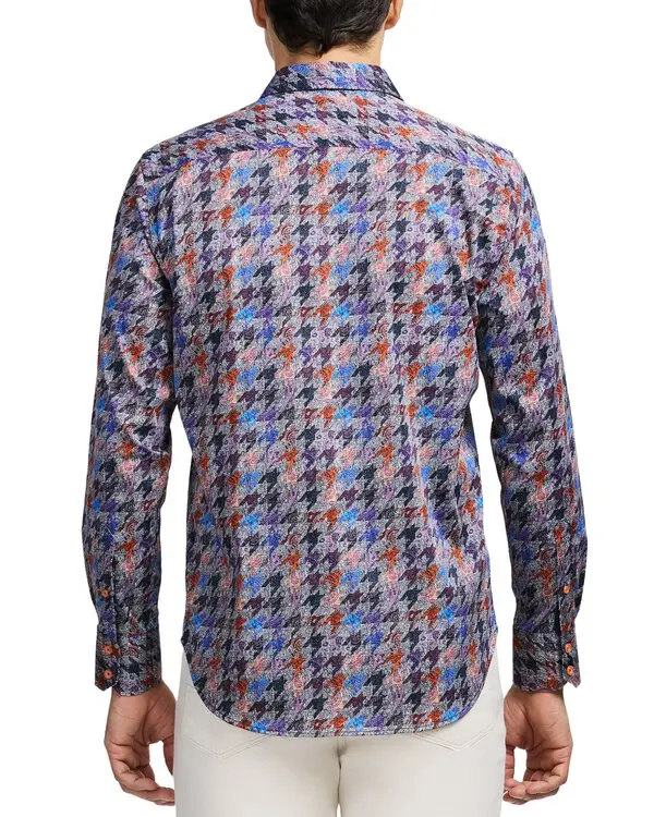 Robert Graham Darcy Cotton Blend Button Down Shirt
