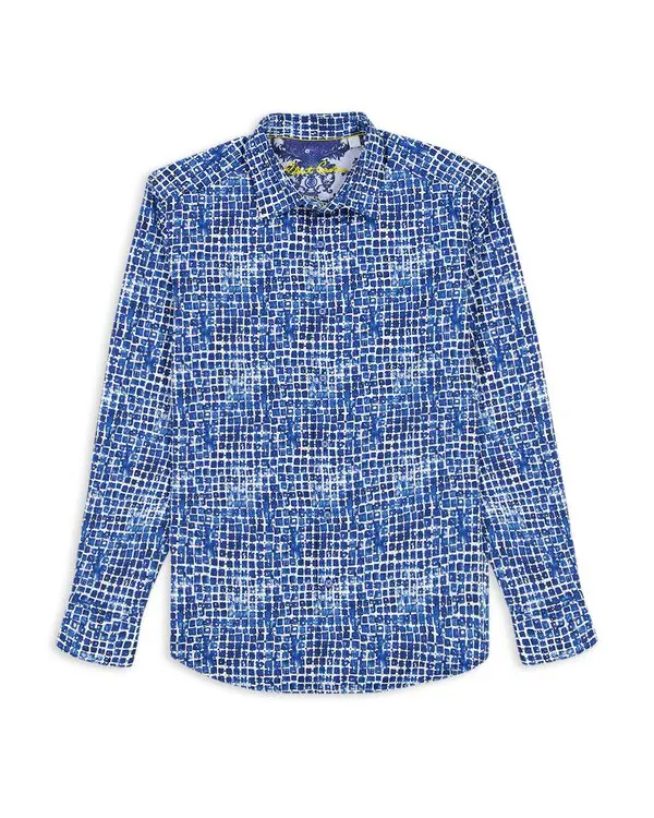 Robert Graham Hester Cotton Blend Button Down Shirt