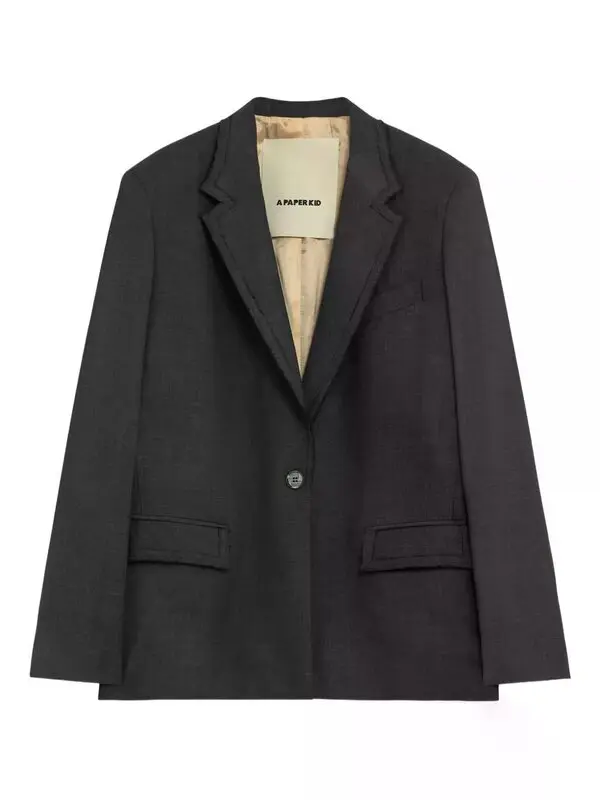 A PAPER KID Notched Lapel Pocket Jacket