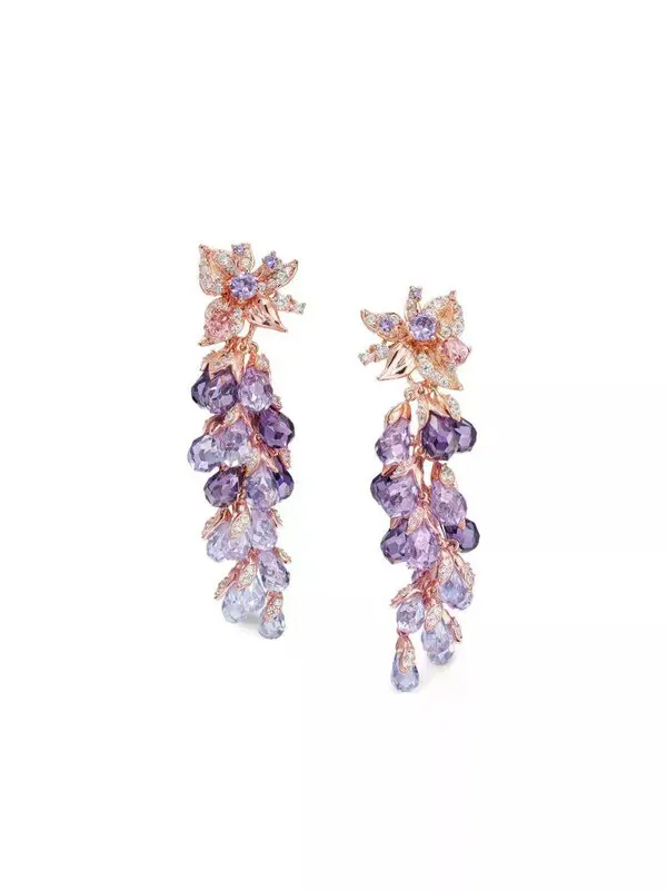 ANABELA CHAN 14k Rose Gold Vermeil Coralbell Earrings - Pink