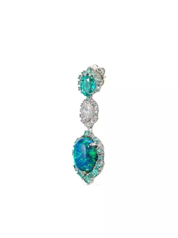 ANABELA CHAN 18k White Gold Multi-stone Earrings