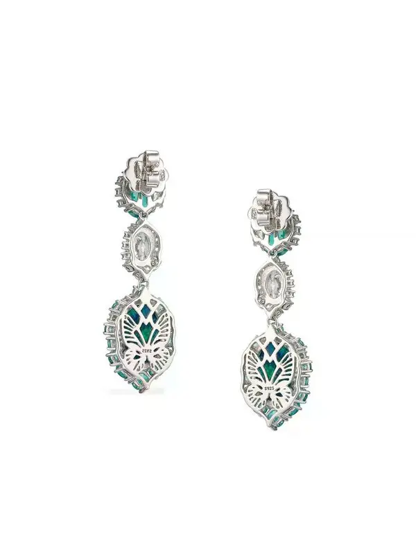 ANABELA CHAN 18k White Gold Multi-stone Earrings