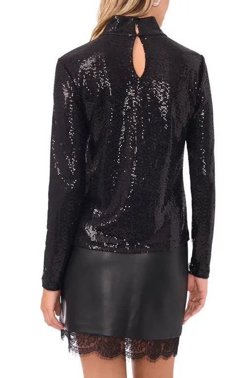 Vince Camuto Sequin Turtleneck Top