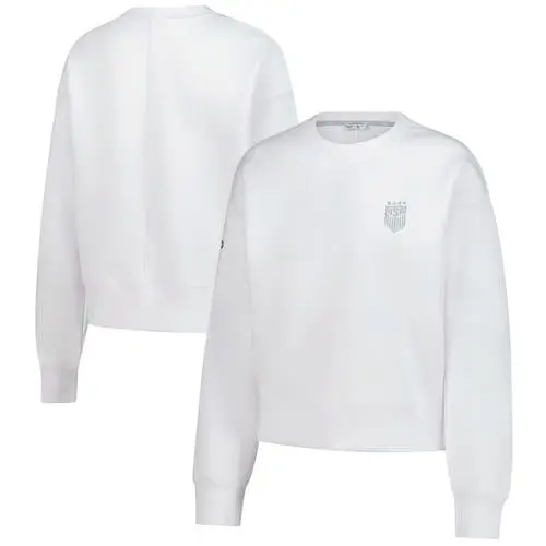 LEVELWEAR Uswnt Luxe Sponge Tri-blend Pullover Sweatshirt